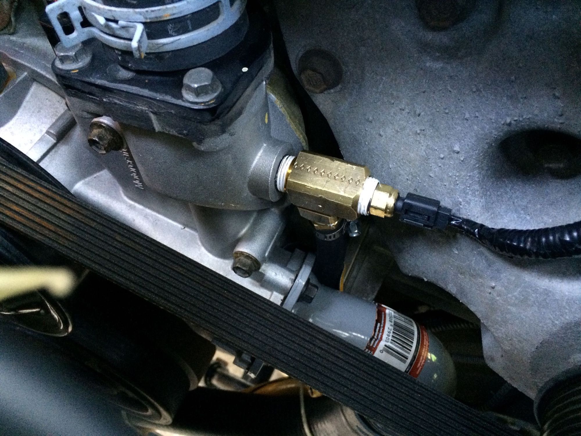 Where to install coolant temp sensor? - Ford Truck Enthusiasts Forums