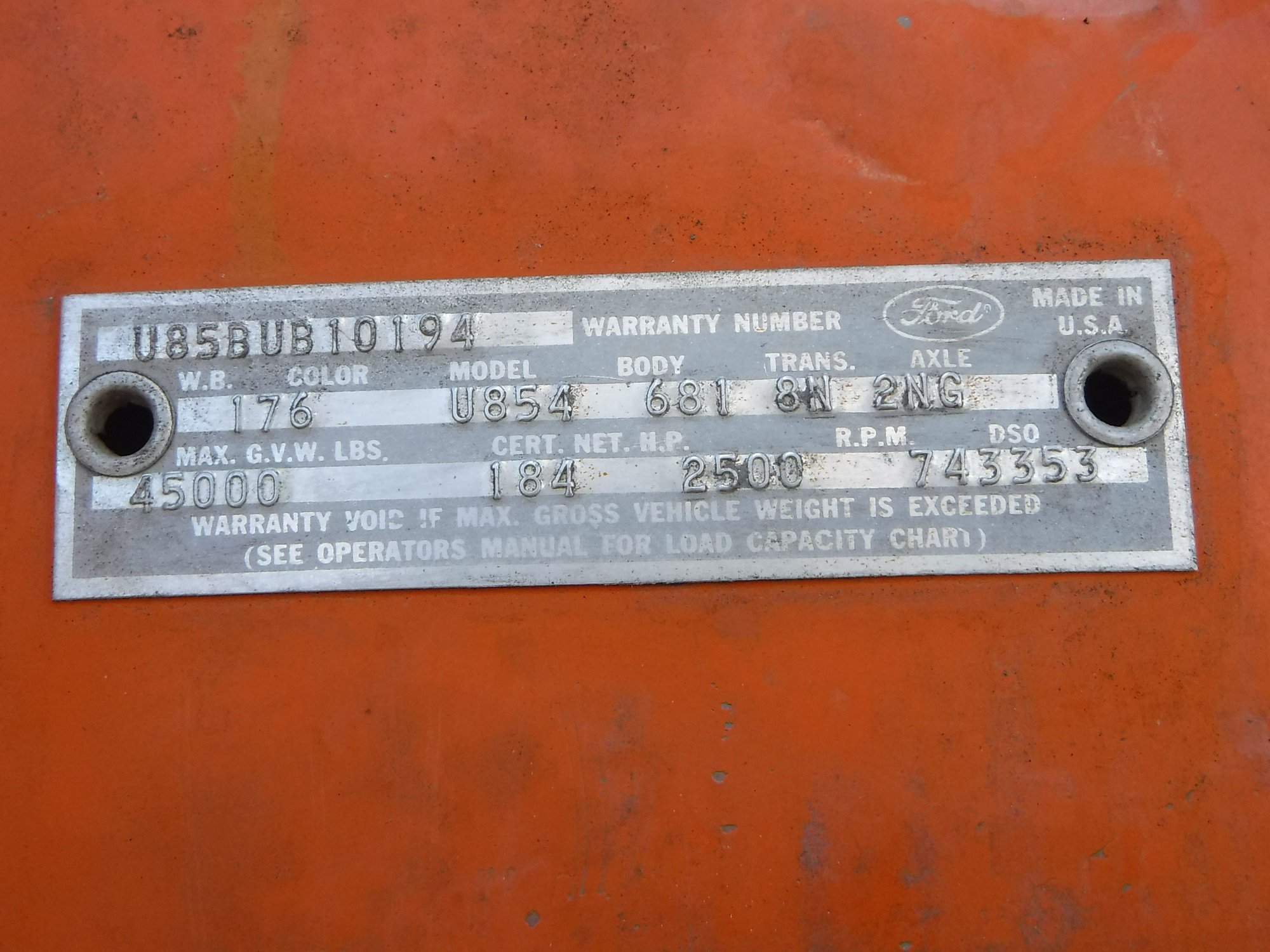 1967 Ford T850 Diesel Dump Truck - Ford Truck Enthusiasts Forums