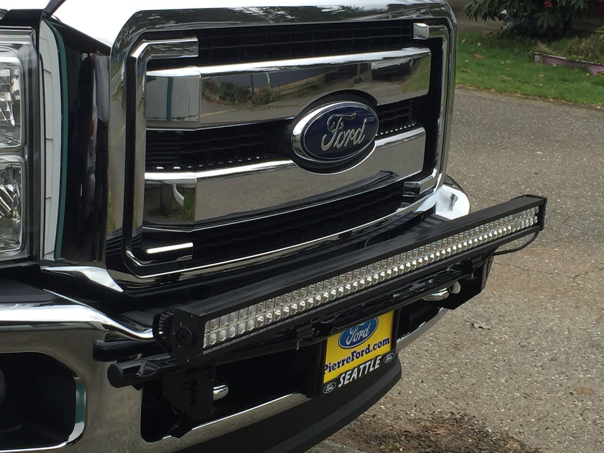 front LED light bar mount - Ford Truck Enthusiasts Forums