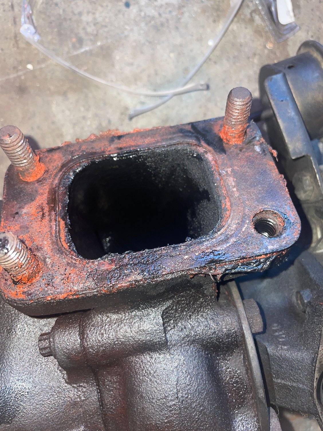 7.3 IDI turbo oil leaking from exhaust - Ford Truck Enthusiasts Forums