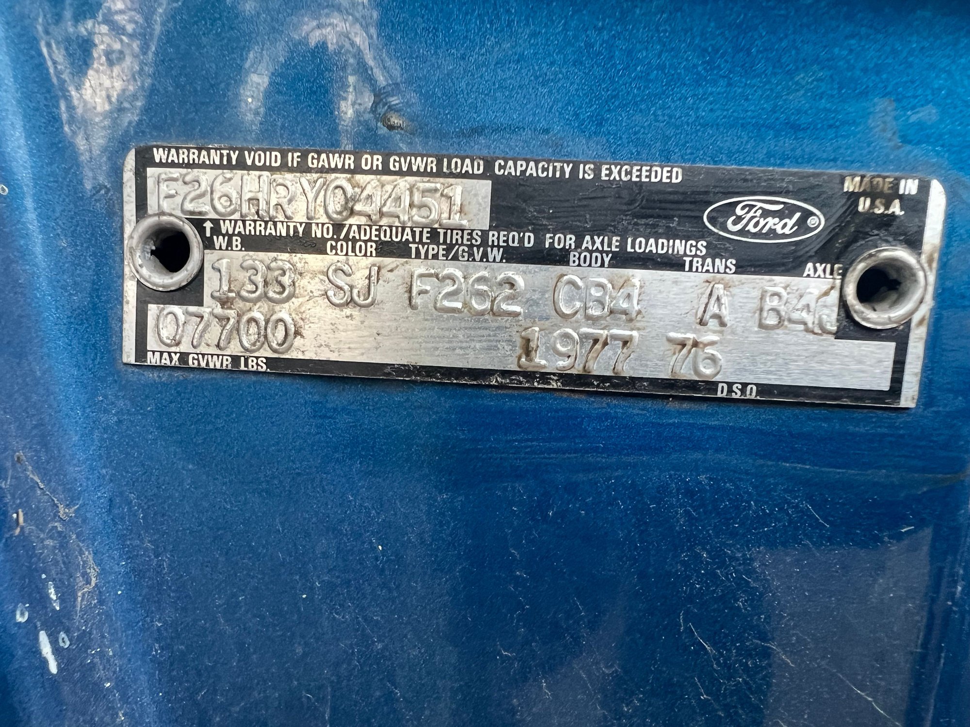 1977 F250 351M EGR vacuum routing information for manual - Ford Truck ...