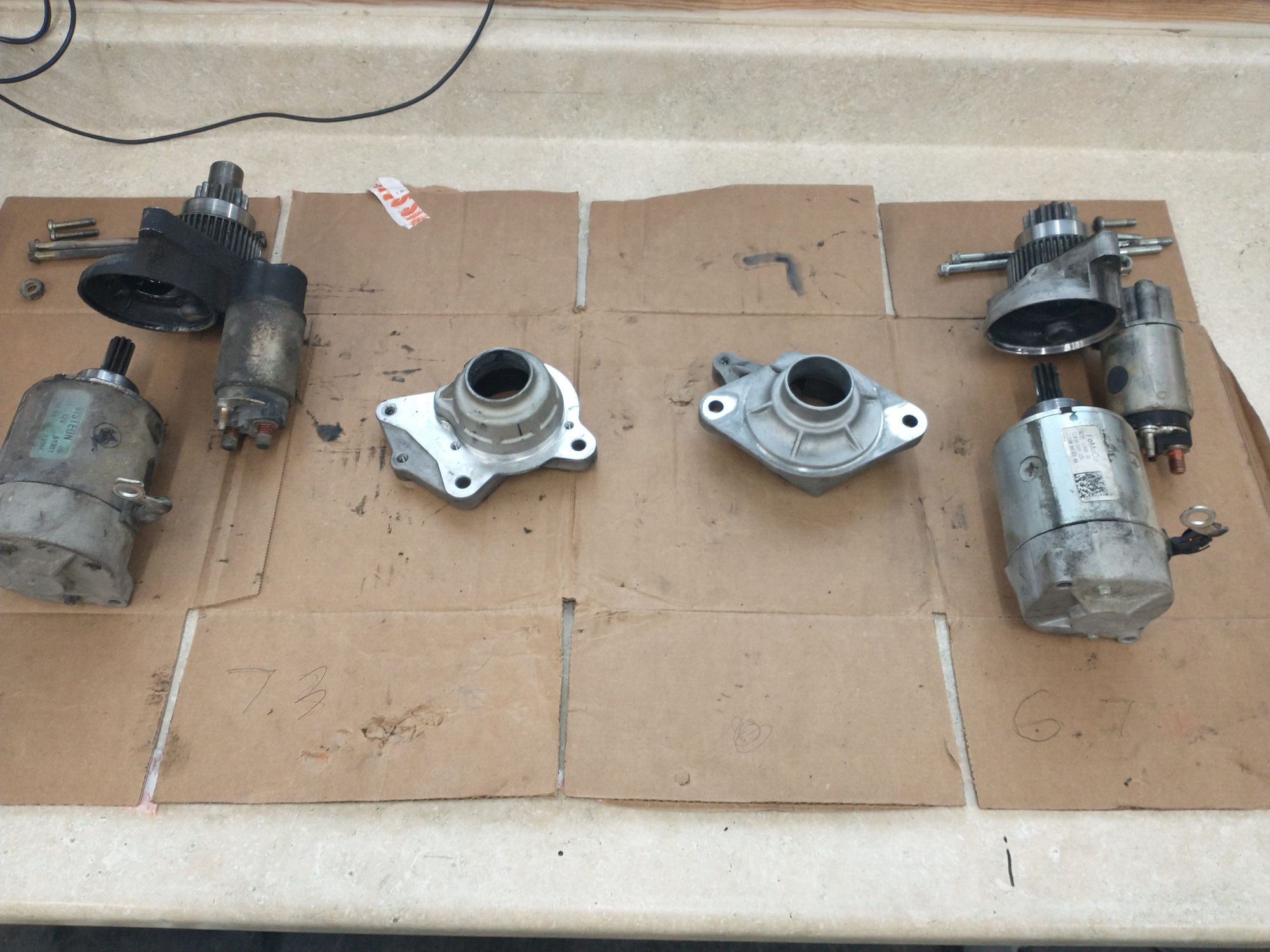 7.3 to 6.7 Starter Mod w/ Pictures - Ford Truck Enthusiasts Forums