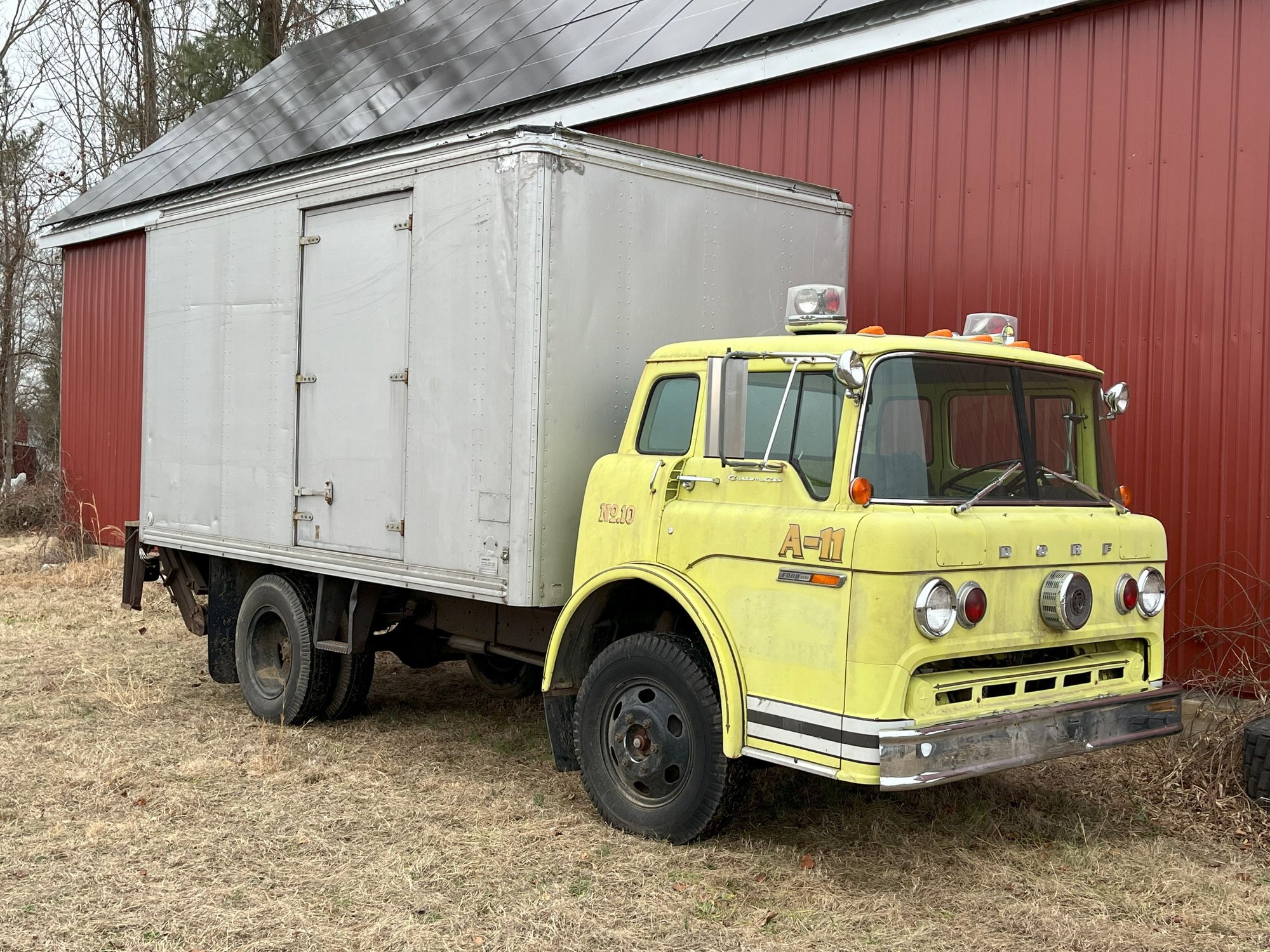 1975 Ford C600 Box Truck with Fire Truck Cab - Ford Truck Enthusiasts ...
