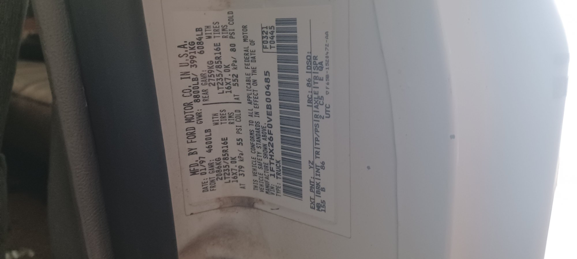 decipher trim codes - Ford Truck Enthusiasts Forums