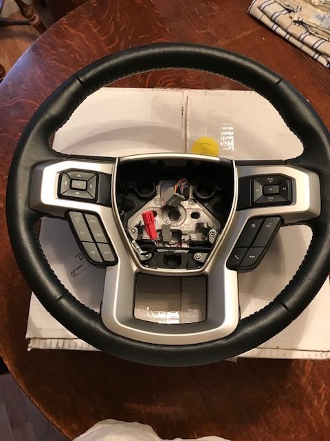 2017-2020 Ford F250 F350 Super Duty Lariat Leather Heated Steering ...