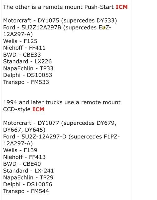 question reference icm and distributor on ford f150 5.0 1993 - Ford ...