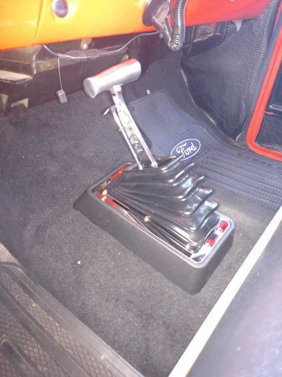 Column to floor shifter conversion or "Its not easy looking cool ...