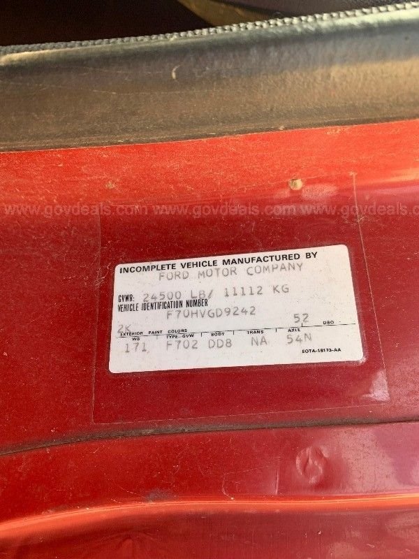 1980 F700 Rear Axle Code Not in Decode Sheet? - Ford Truck Enthusiasts ...