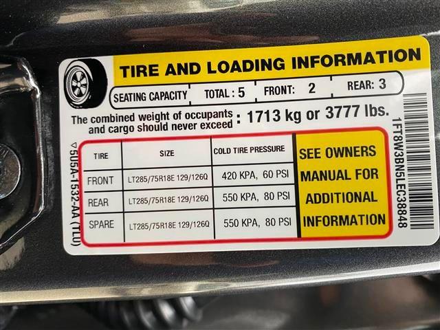 F350 Tremor 7.3 payload sticker? - Ford Truck Enthusiasts Forums