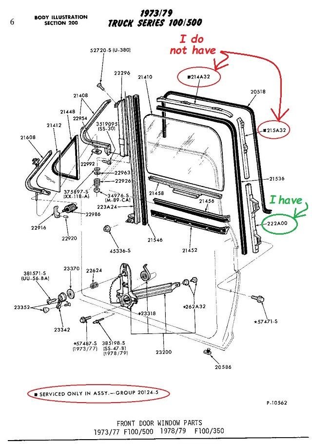 Window Run rubber supports or holders? - Ford Truck Enthusiasts Forums