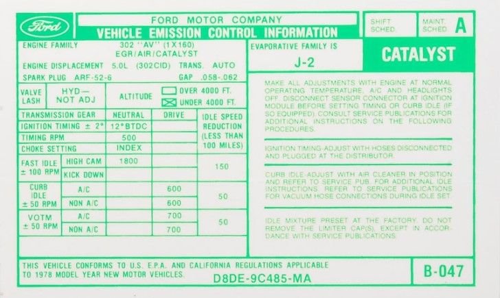 302 - Curb Idle RPM - Ford Truck Enthusiasts Forums