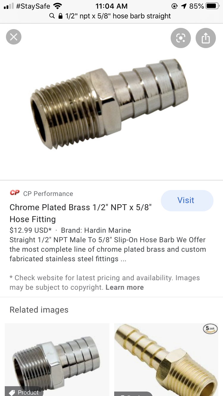Engine block hose barb. - Page 2 - Ford Truck Enthusiasts Forums