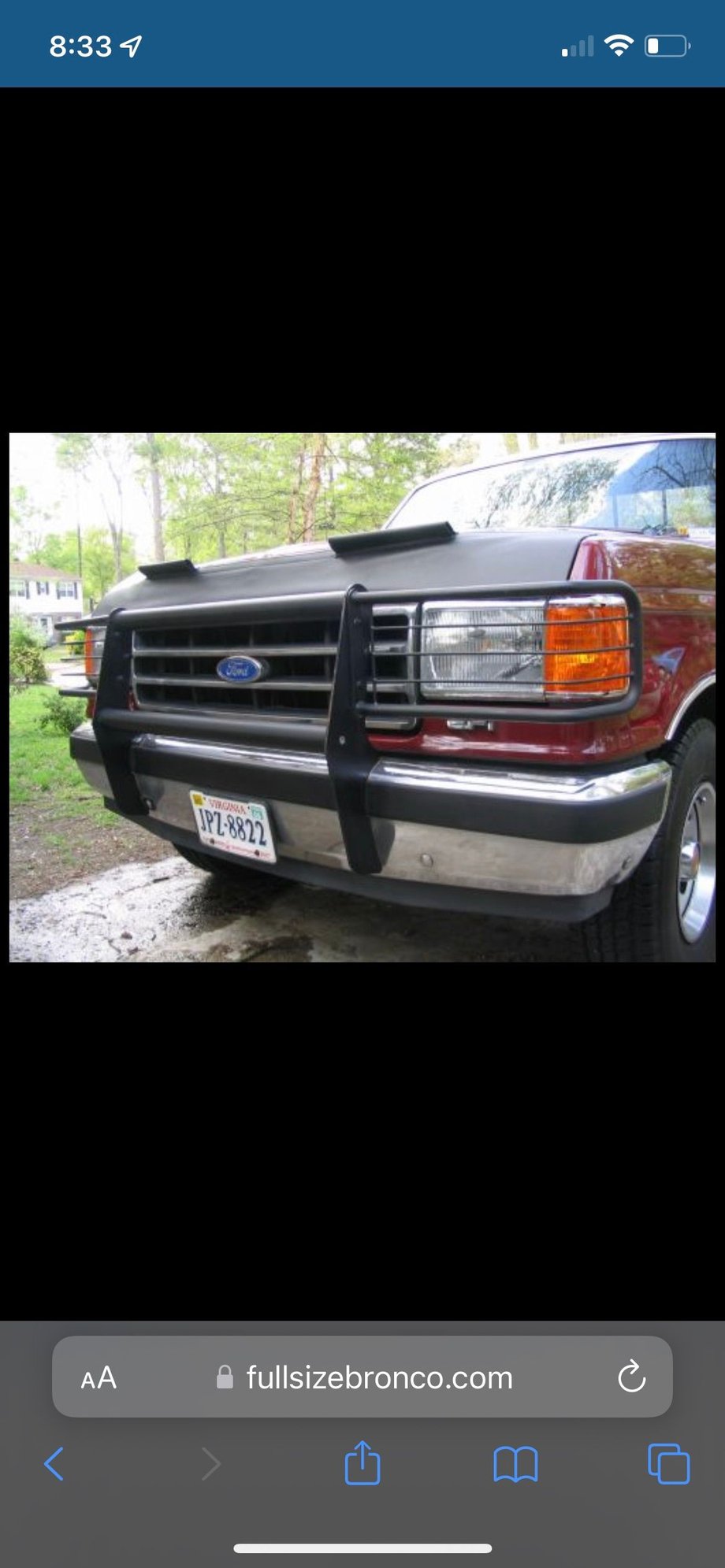 Looking for 1988 F-150 Brush Guard - Ford Truck Enthusiasts Forums