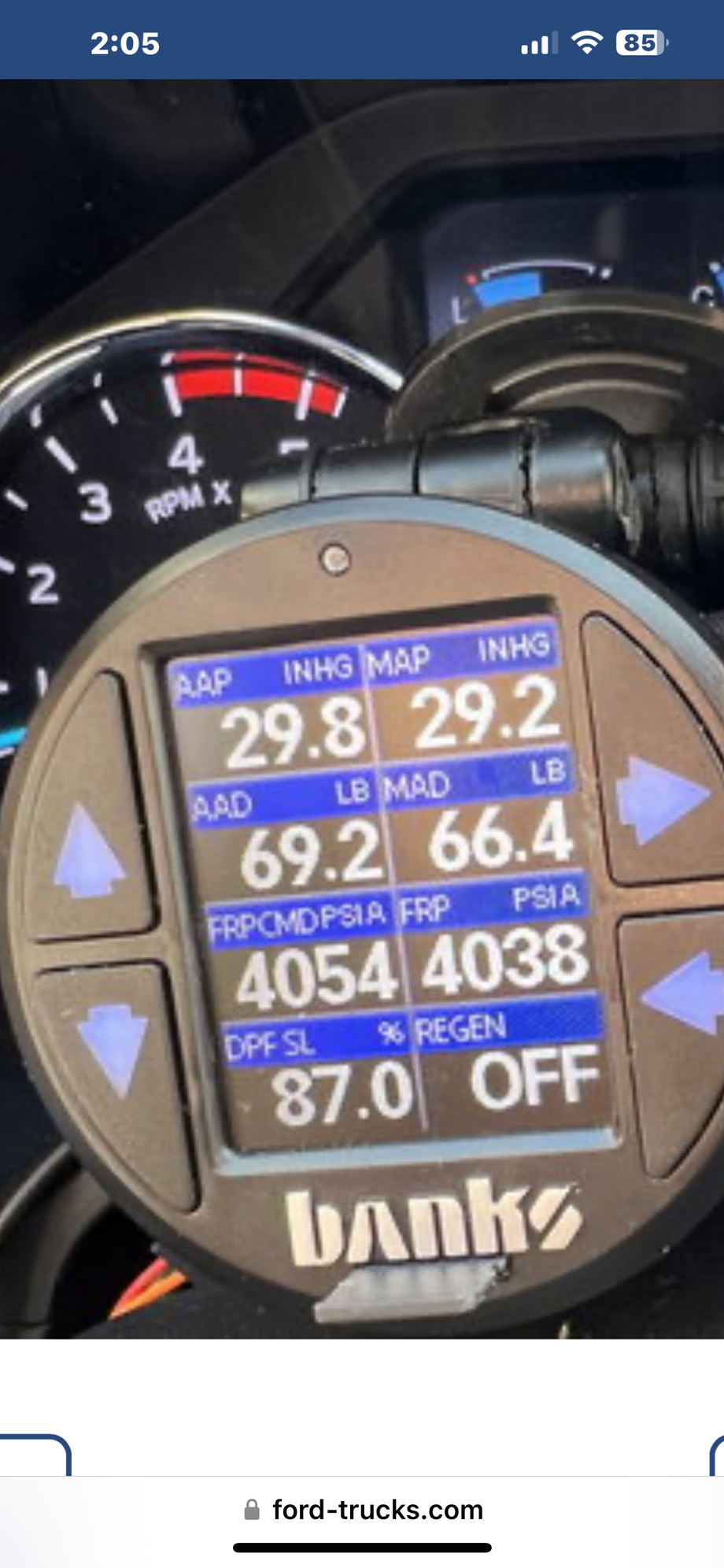P0069 code, Boost Gauge pegged, turbo flutter - Ford Truck Enthusiasts ...