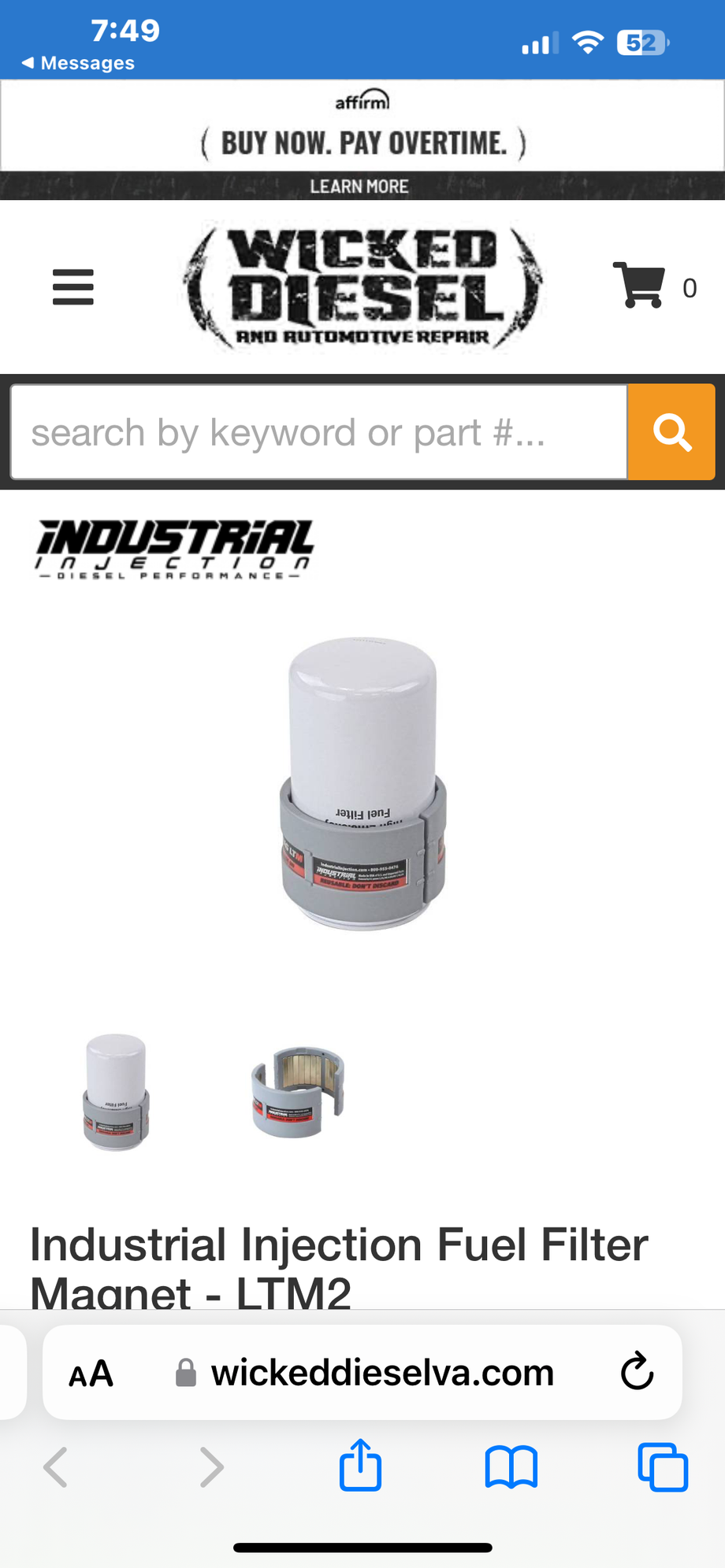 Diesel fuel rust removal - fuel filter magnets - Ford Truck Enthusiasts ...