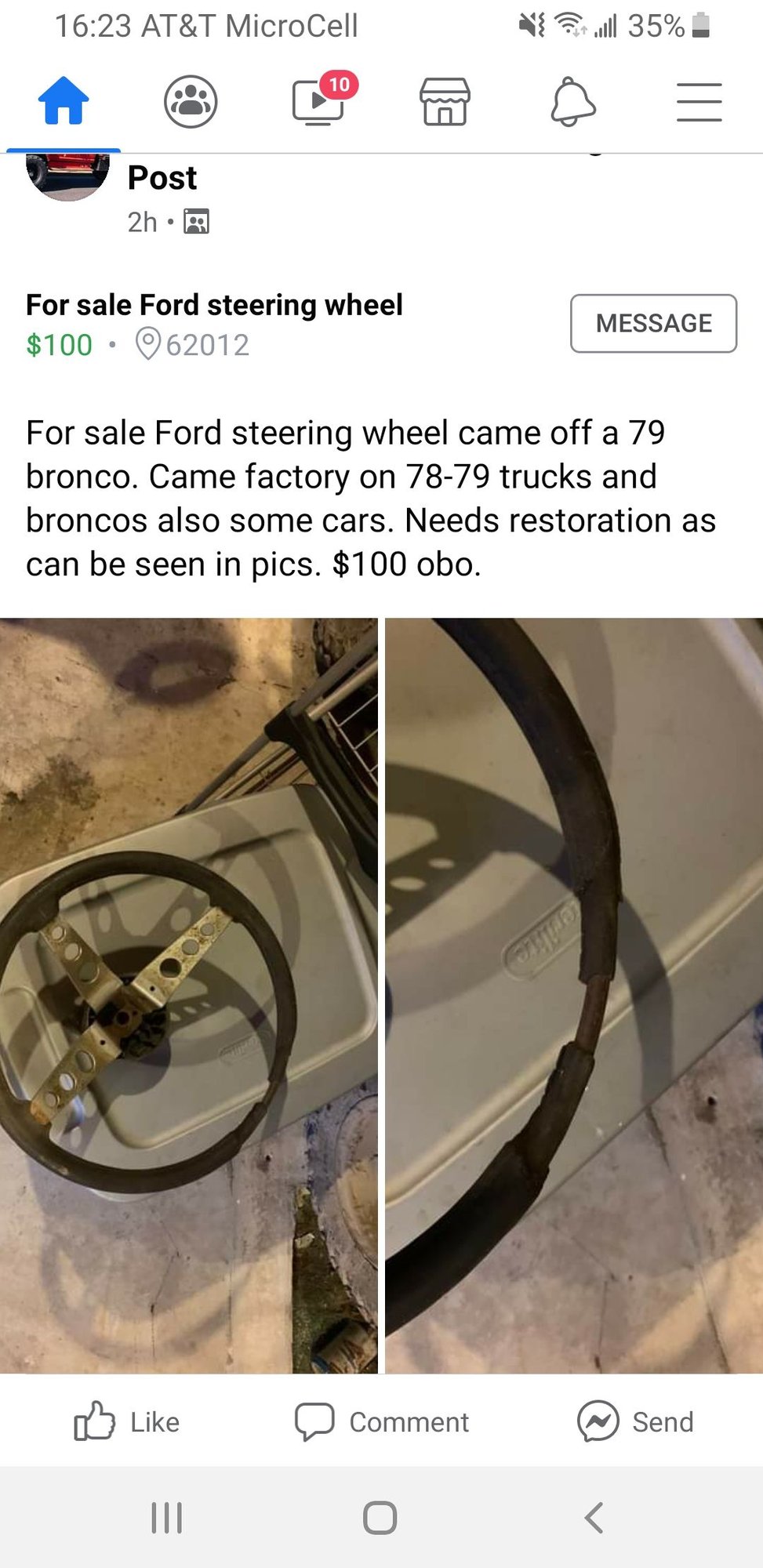 Steering wheel ad - Ford Truck Enthusiasts Forums