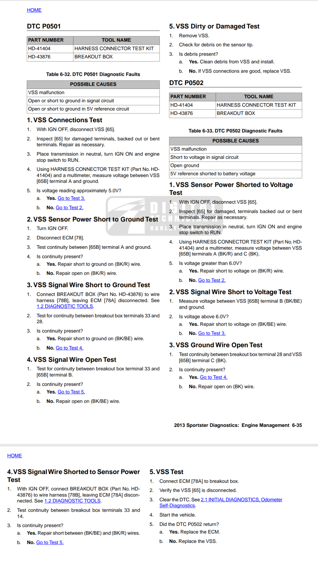 VSS P0501 & P0502 Confusing speedometer issue - Harley Davidson Forums