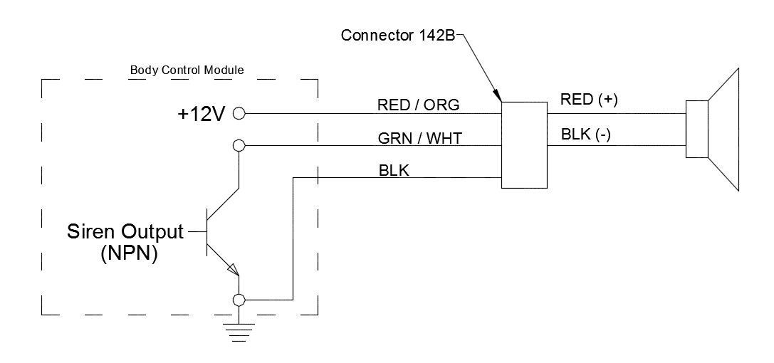 Alarm Siren Wiring Diagram - Wiring Diagram