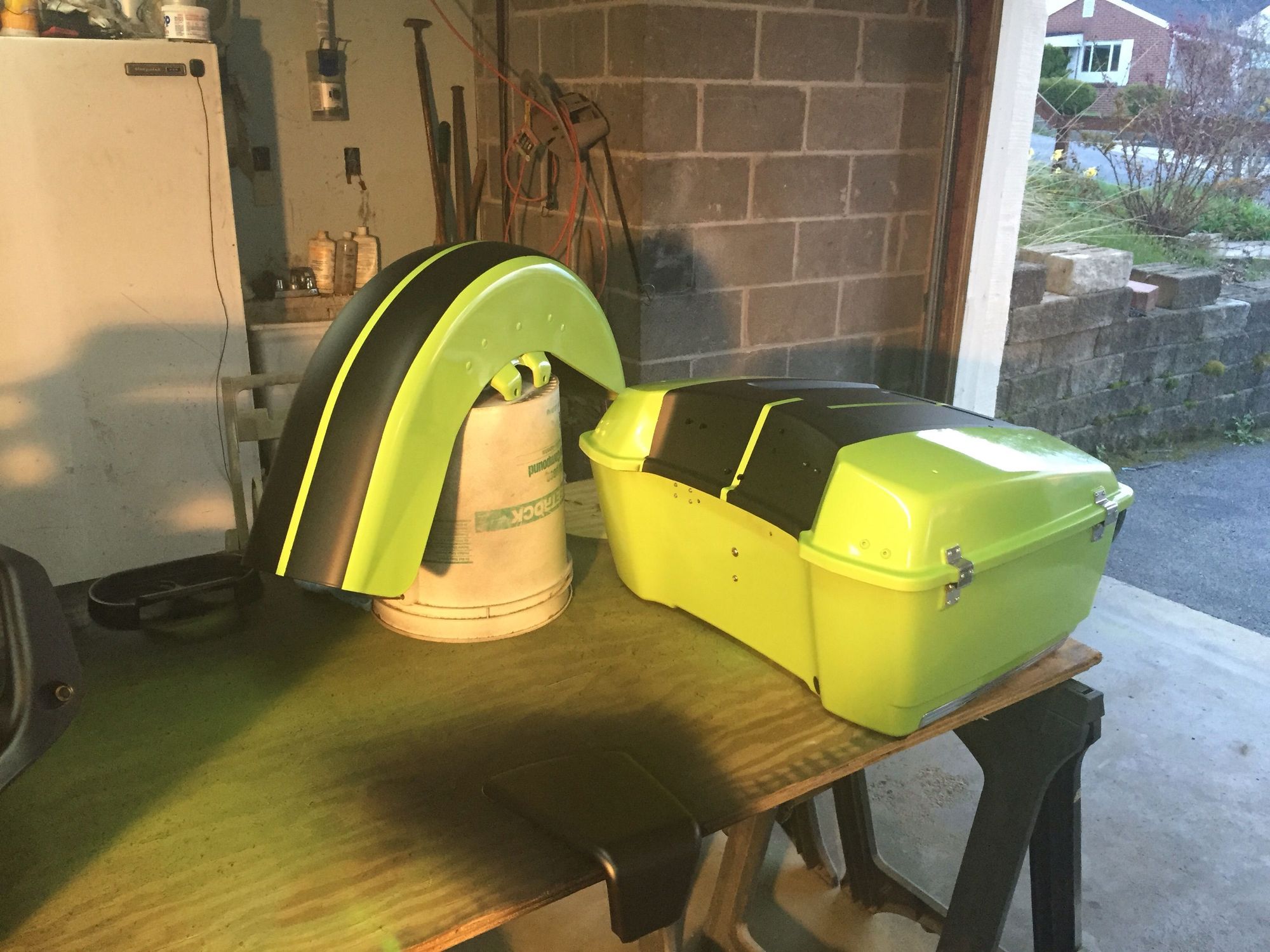 Default My MOPAR sublime green and matte black paint project has ...