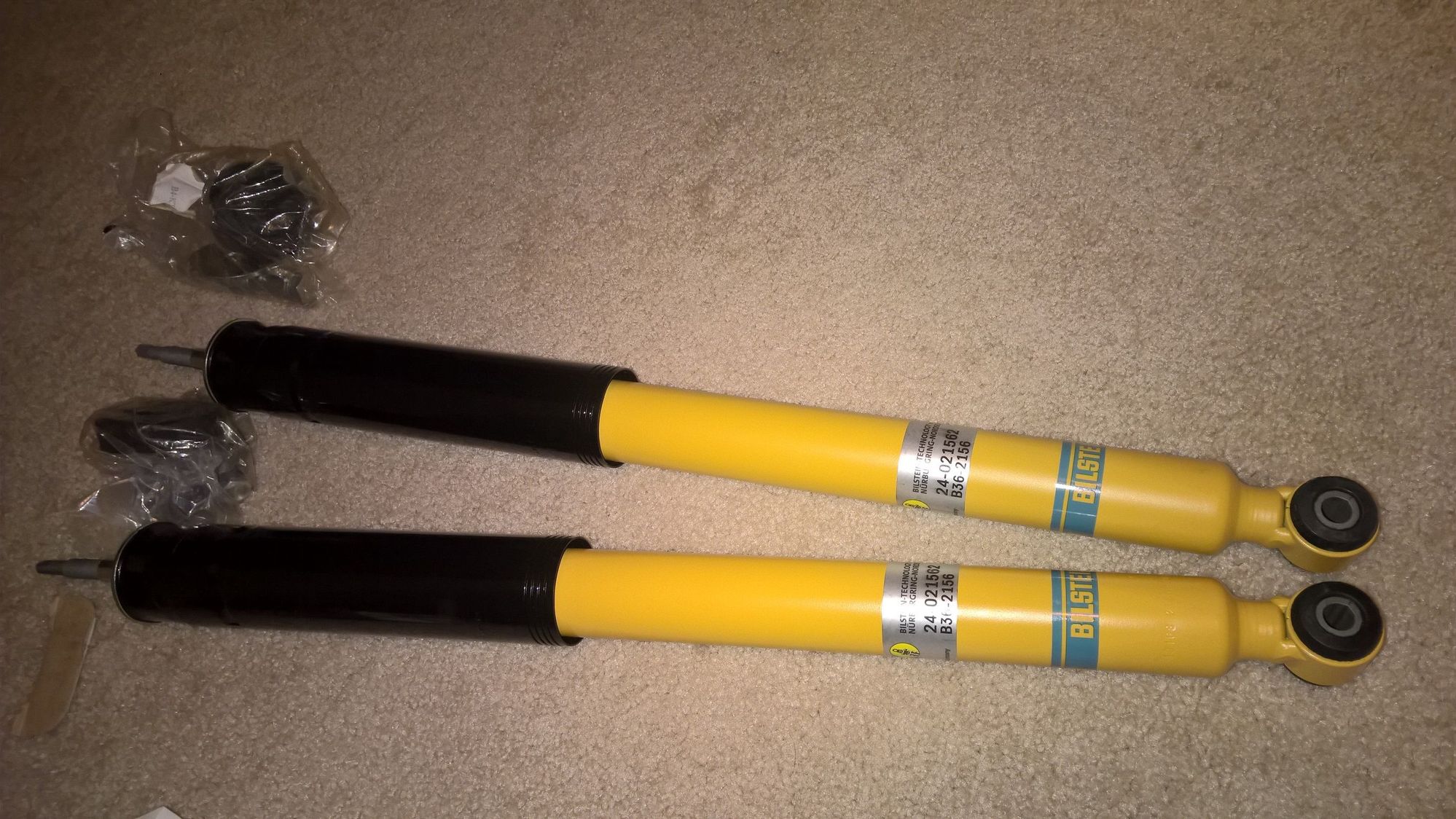 New W210 E55 AMG Bilstein rear shocks + New Lemforder engine mounts ...