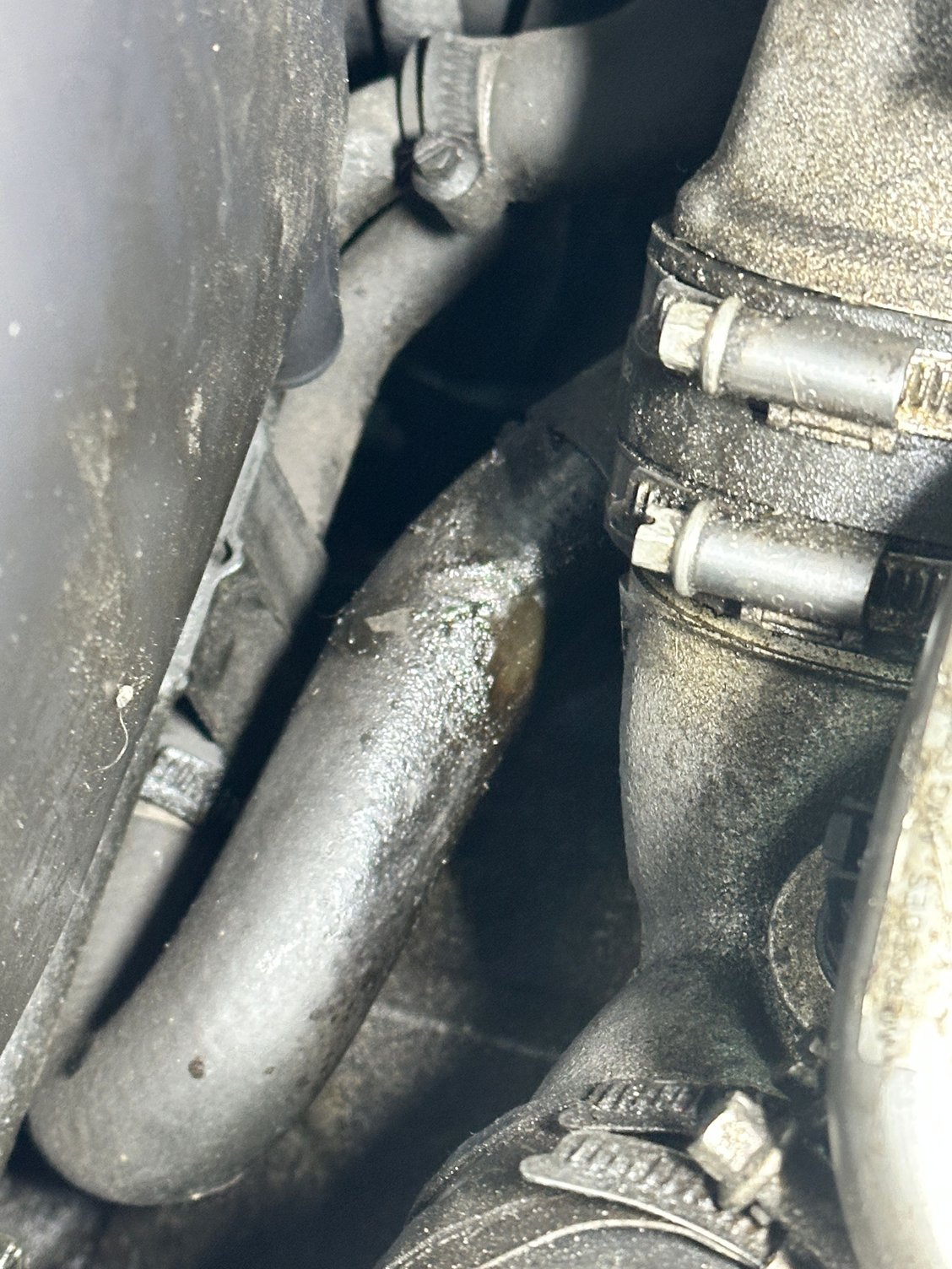 Oil leak top back engine - MBWorld.org Forums