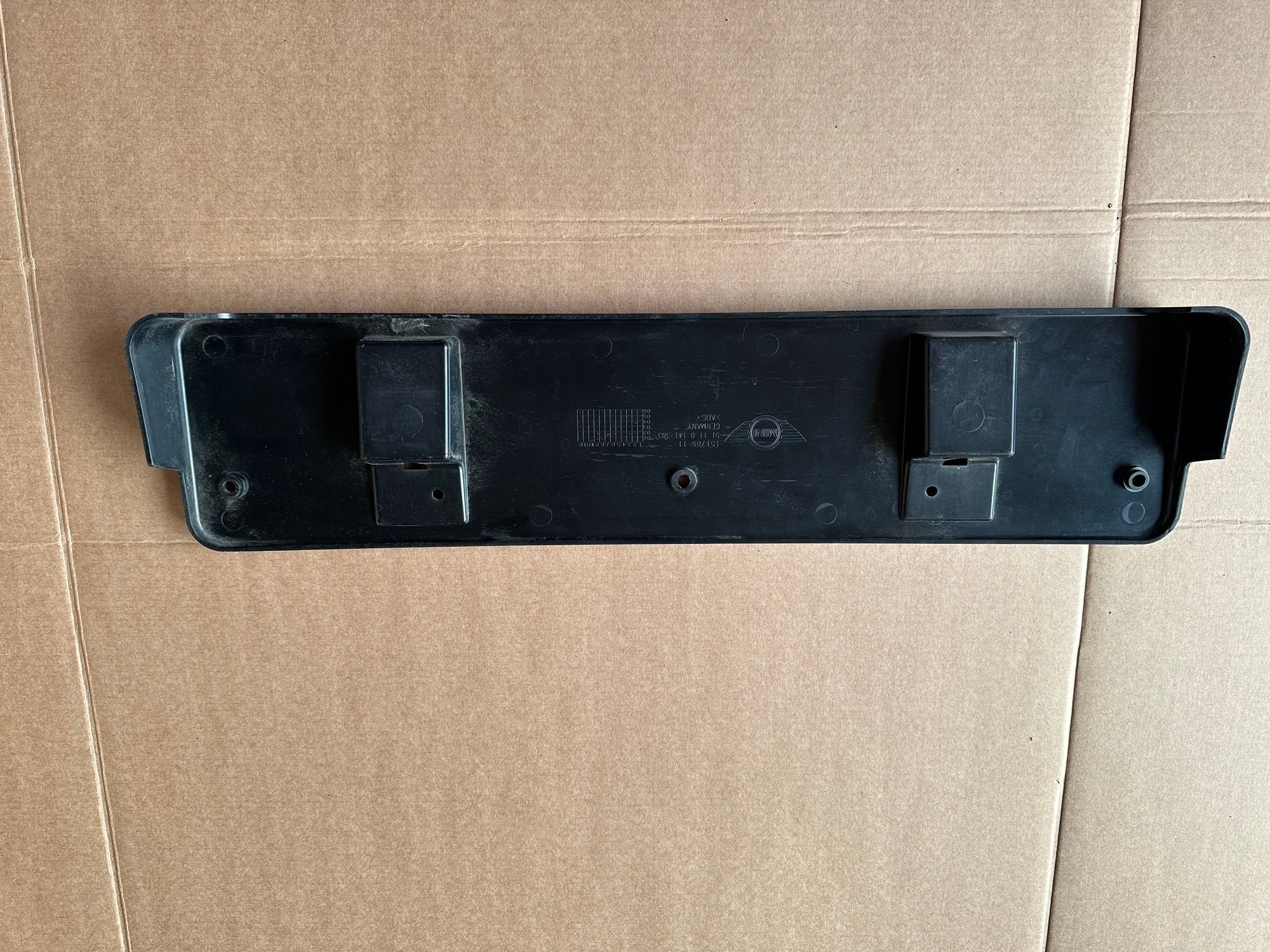 R53 Euro Genuine front license plate frame for Aerokit - North American ...