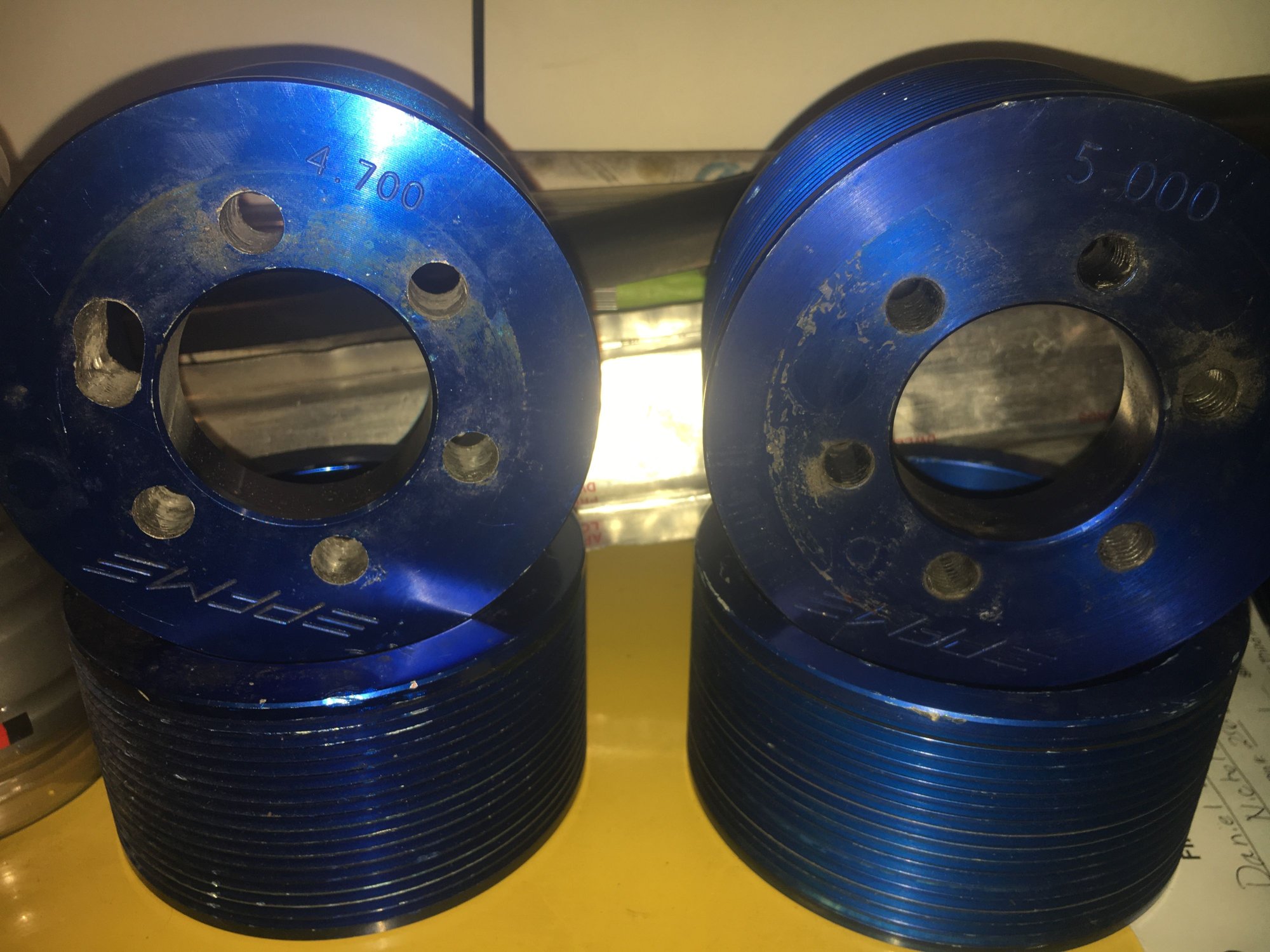 B&M blower pulleys and tensioner - Offshoreonly.com