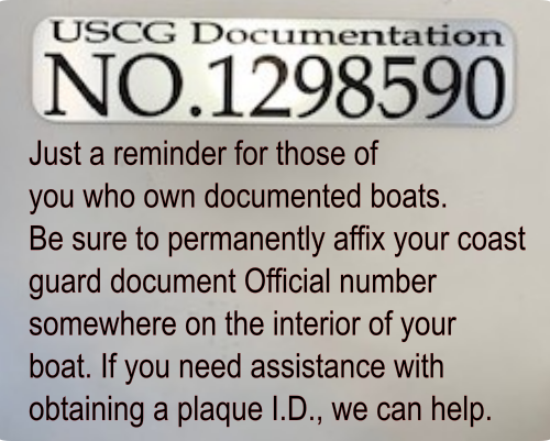 Coast Guard Official Number - Offshoreonly.com