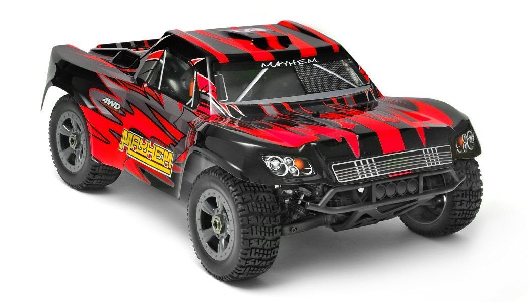 Iron Track MegaE8SCL Red Mayhem 1:8 Scale ARTR 4WD Brushless Short ...