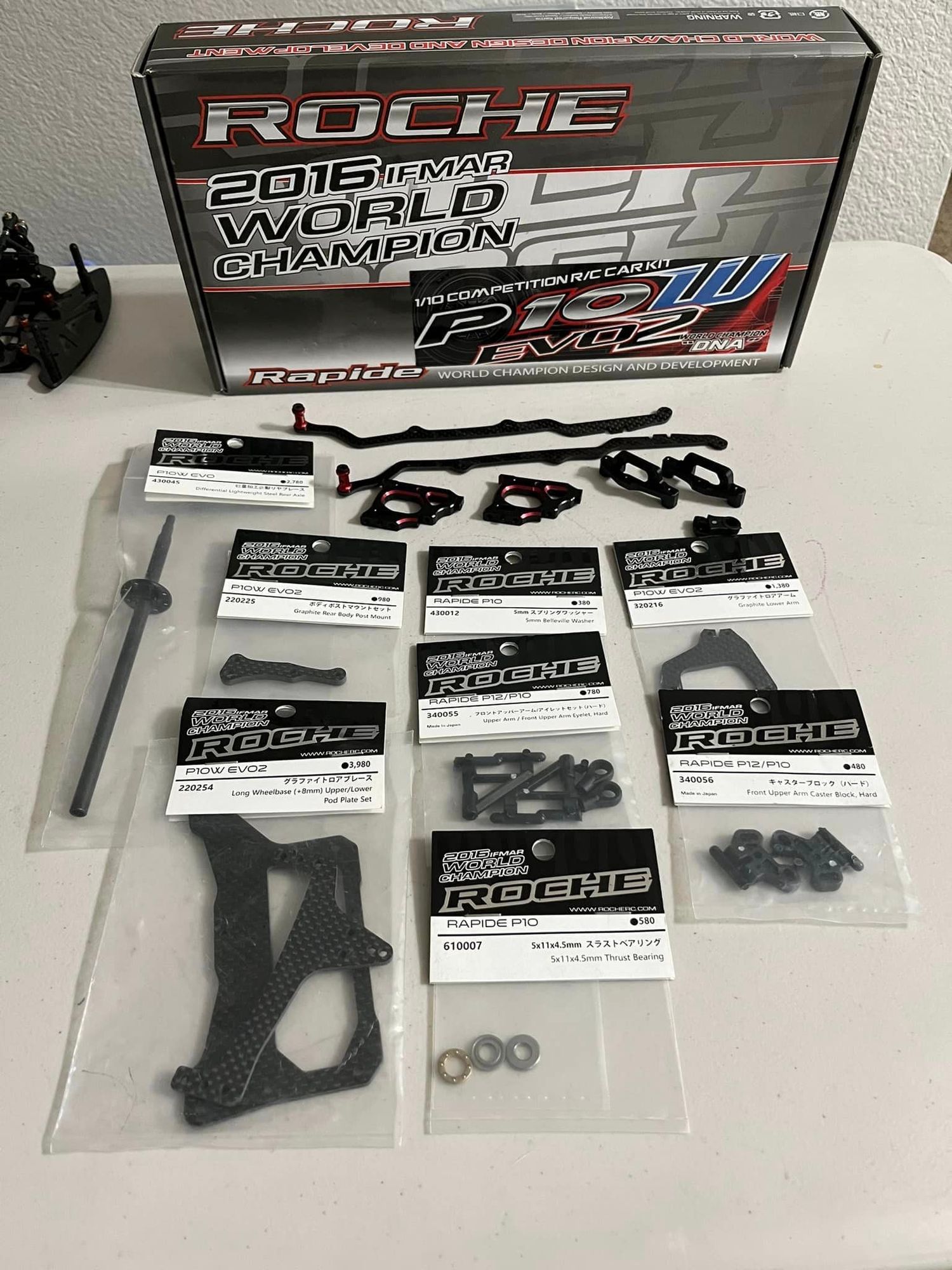 Roche p10w evo 2 slider w/ spares - R/C Tech Forums