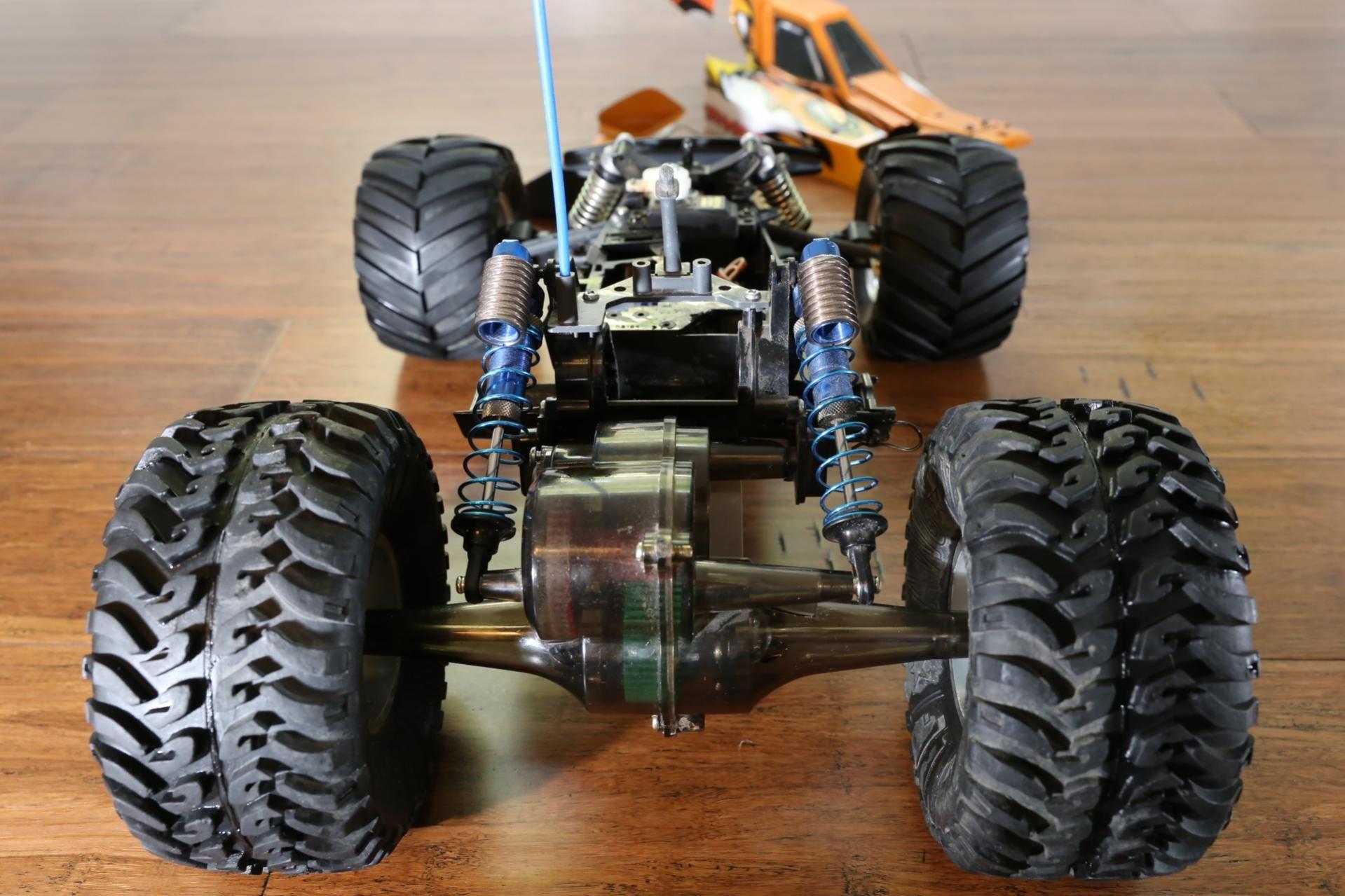F/S: Tamiya DT01 Awesome CUSTOM Dragster - Integy Shocks Monster Tires ...