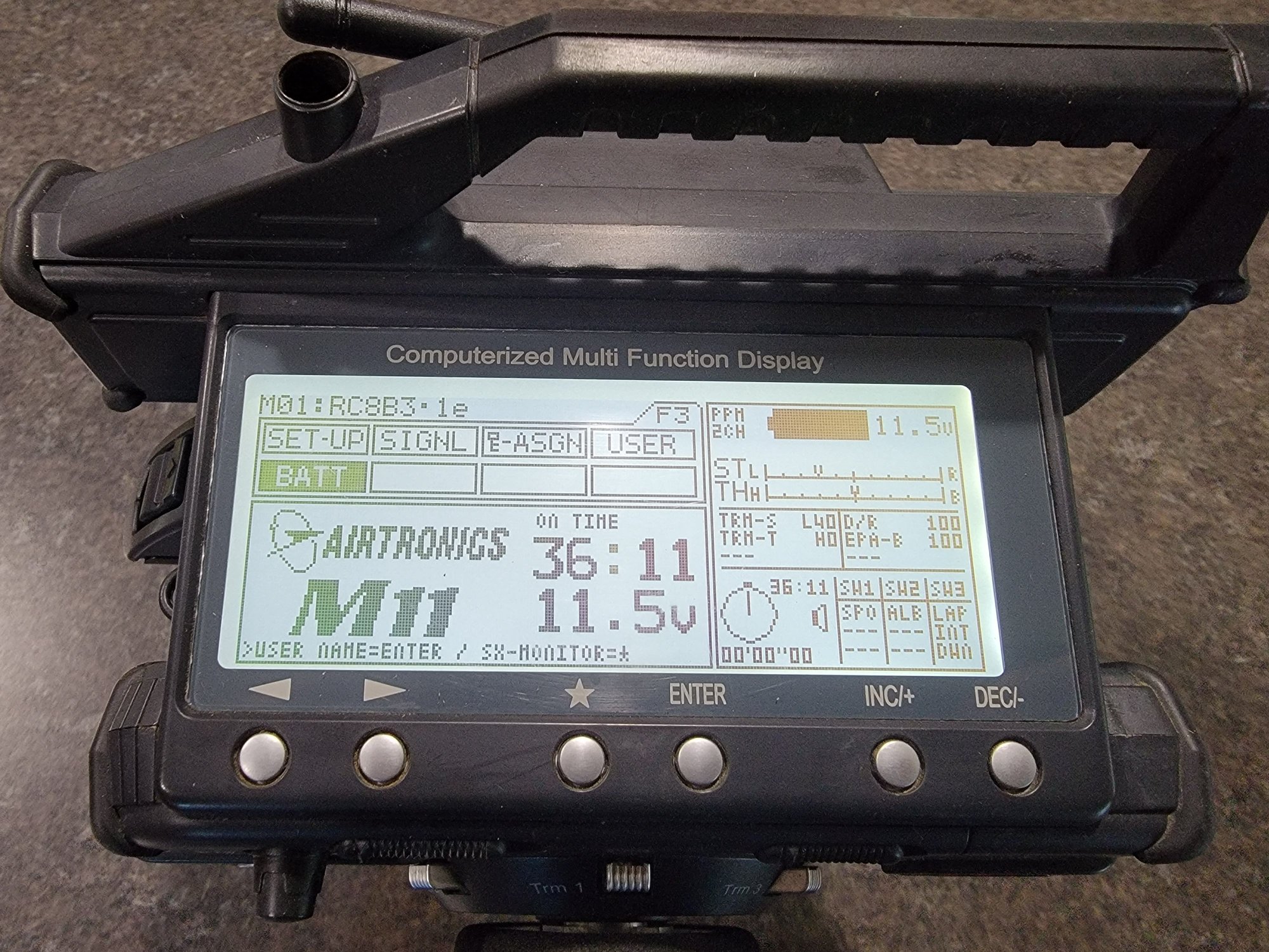 Airtronics M11 w/Spektrum SM1001 module and (2) SR3001 receivers. - R/C ...