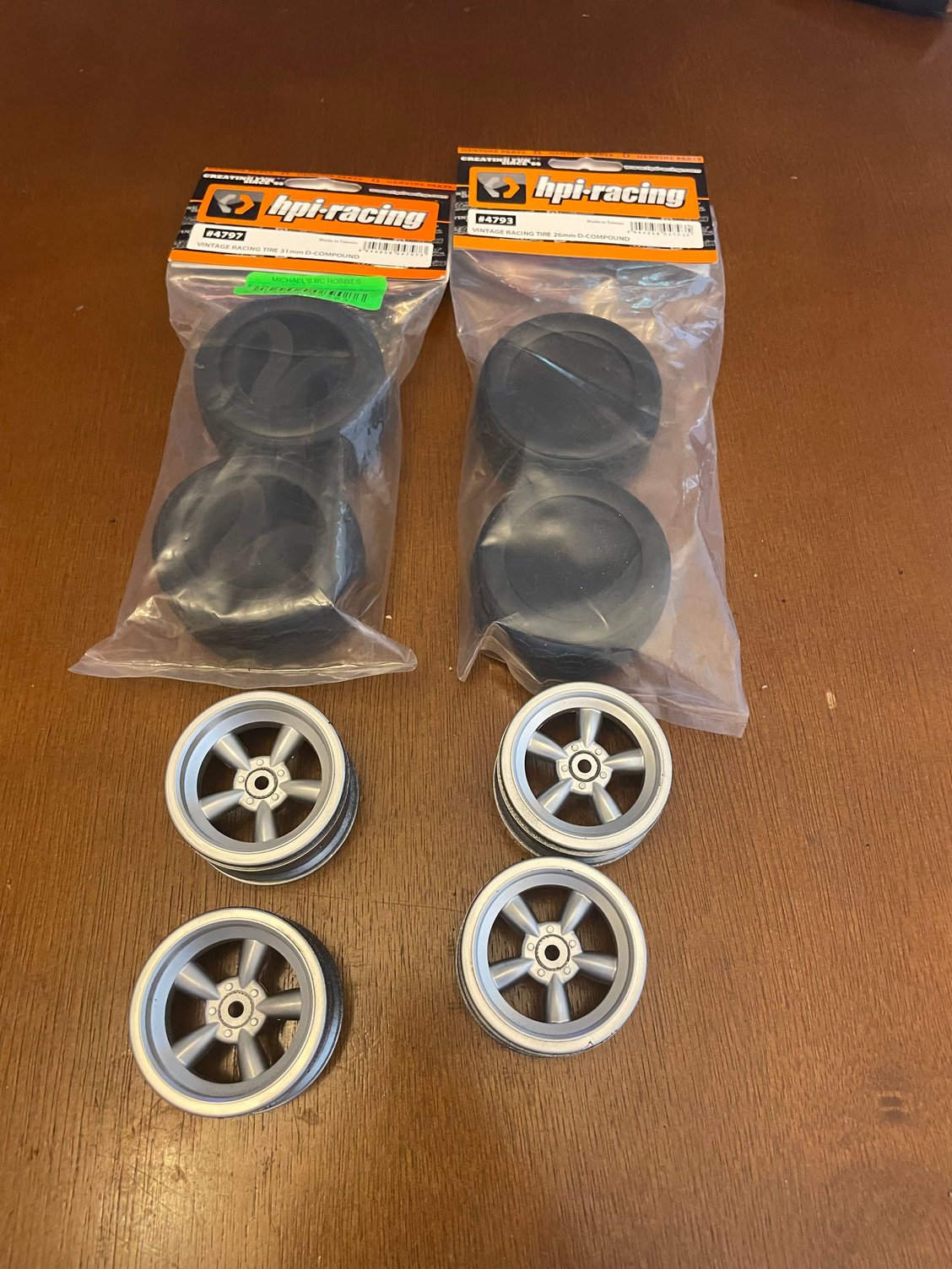 Hpi vta tires and rims 1 full set - R/C Tech Forums
