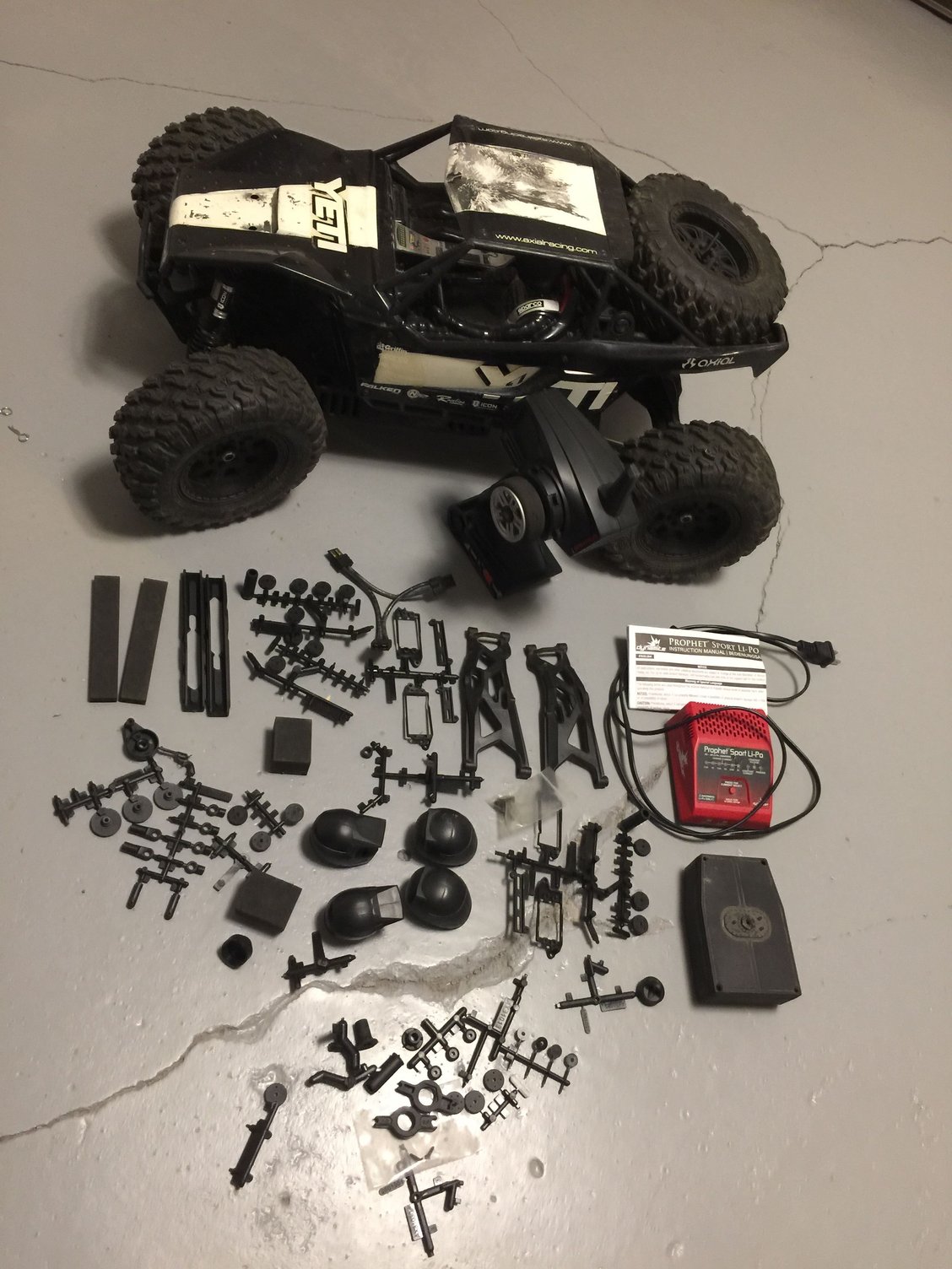 RTR Axial Yeti XL Kit Version Brushless Castle Creations Hitec Servo ...
