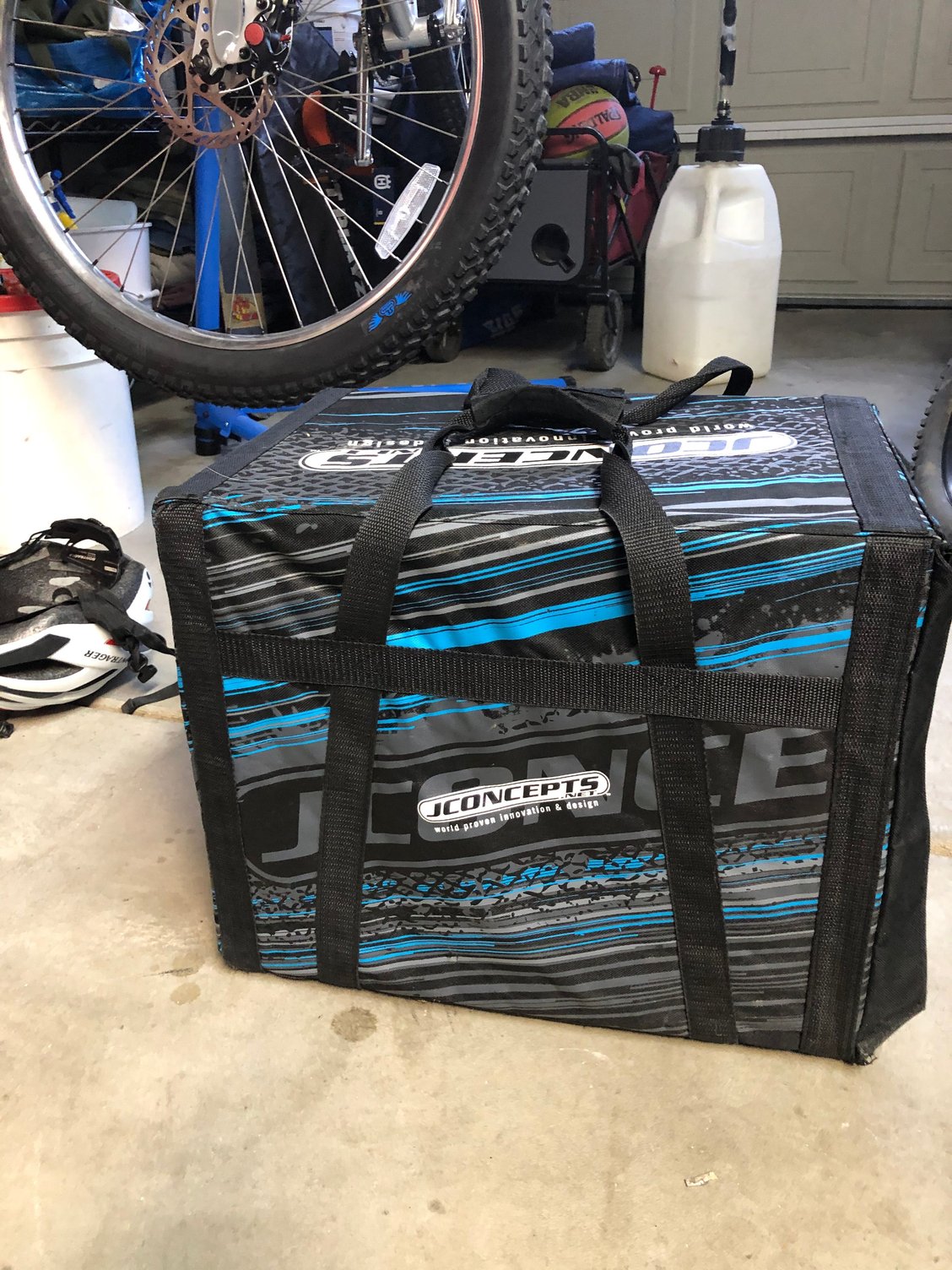 JConcepts gear hauler bag loaded with tools, accessories, and 2 ...