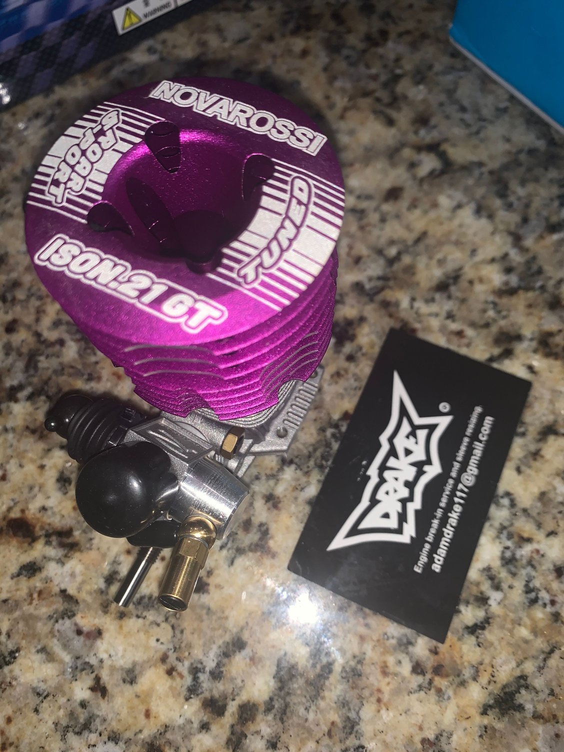 New Novarossi ISON .21 GT On Road Engine with Pipe - R/C Tech Forums