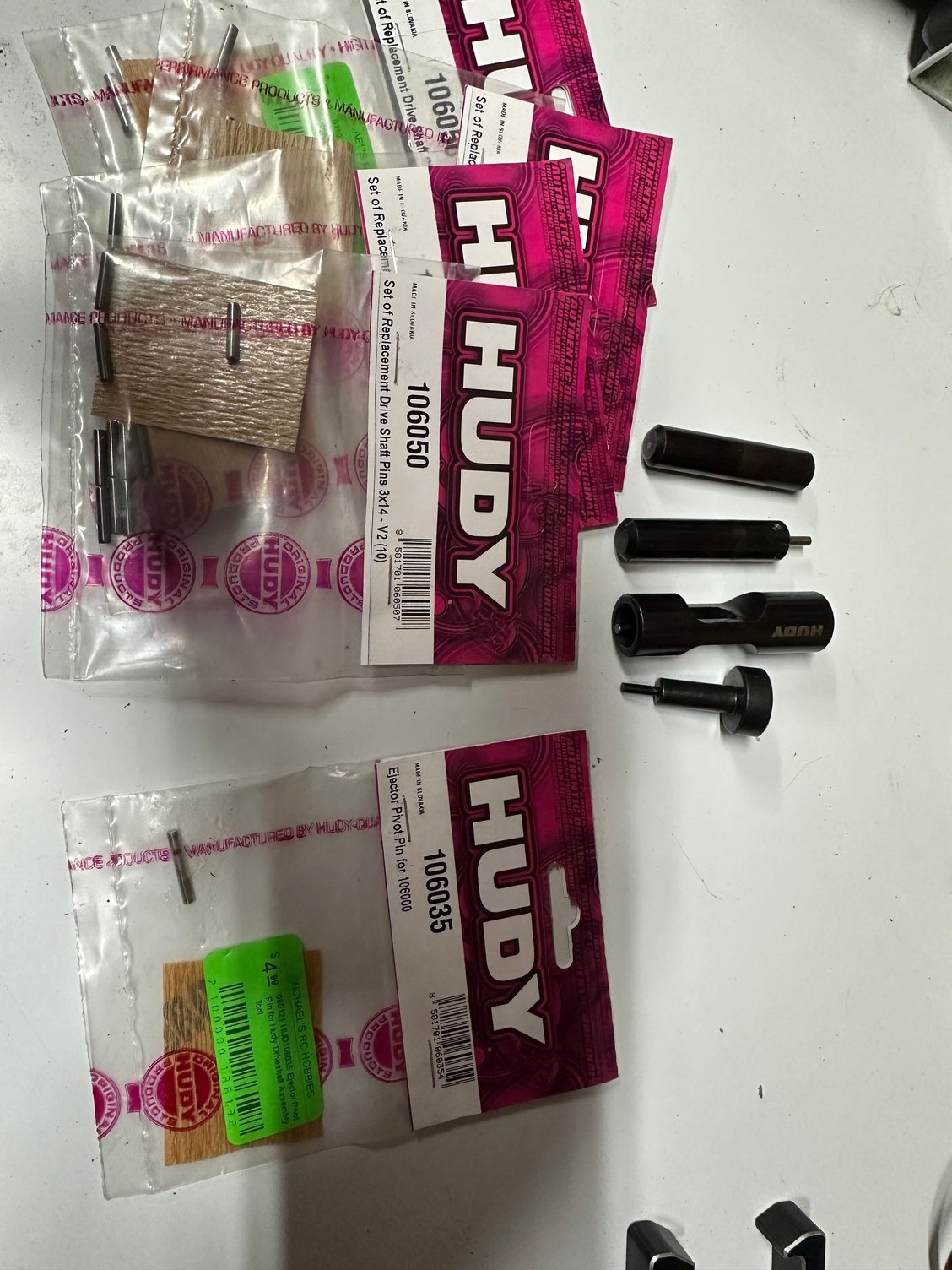 HUDY 3mm pin tool with pins and ejector replacement - R/C Tech Forums
