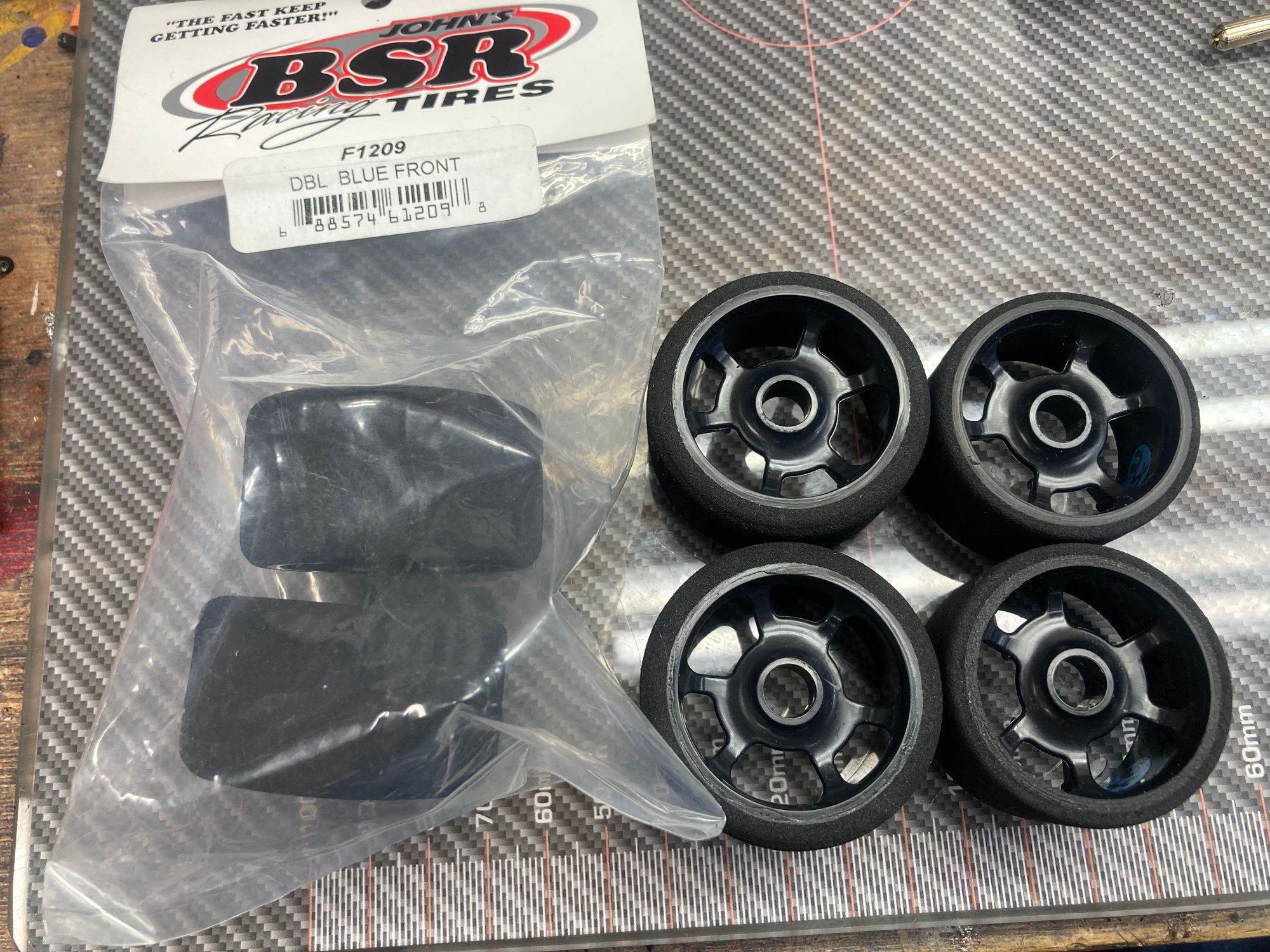3 pairs Foam 1/12 front tires BSR double blue - R/C Tech Forums