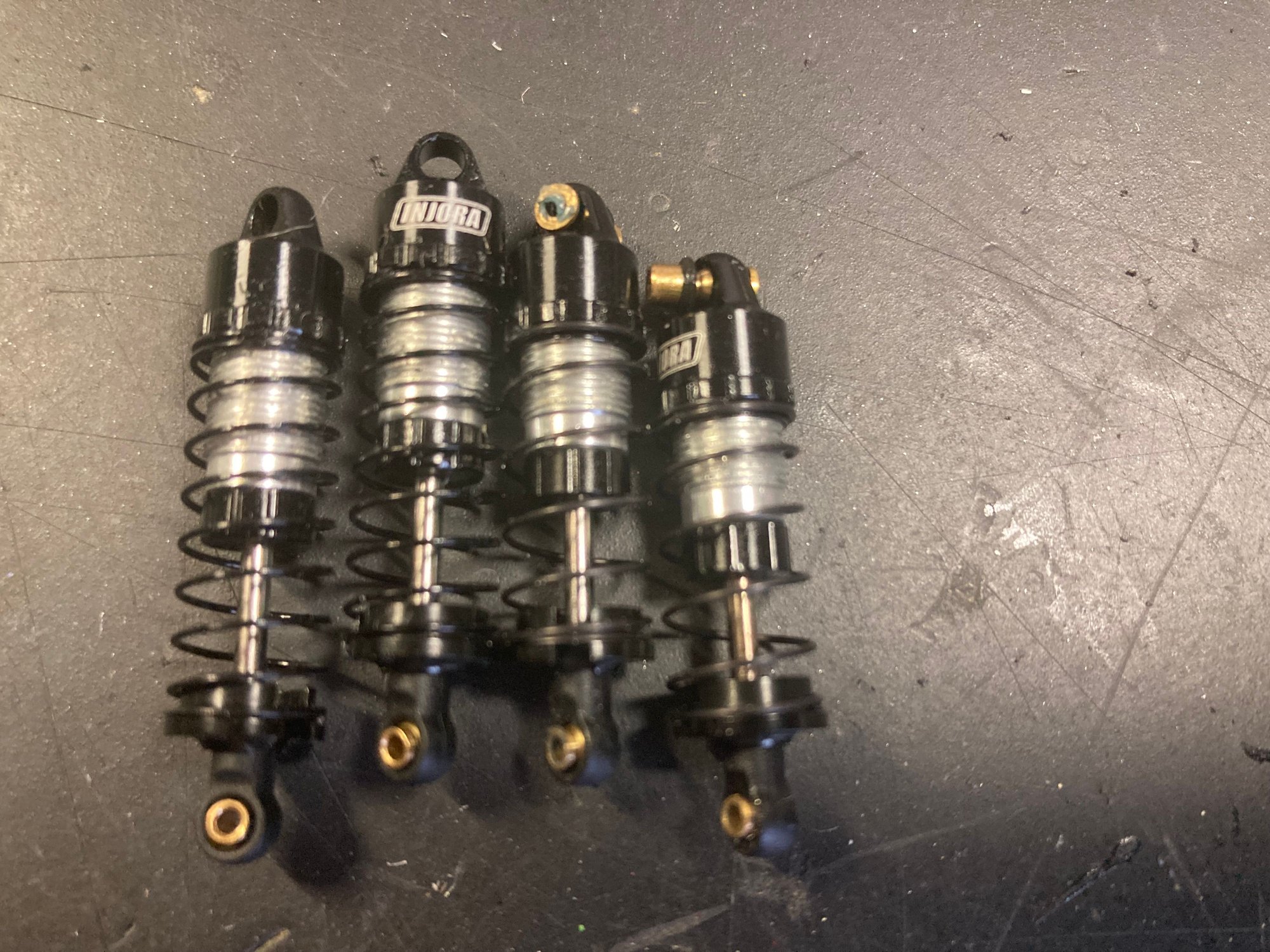 2 sets of Micro b/t aluminum shocks with extra springs injora/Hot ...