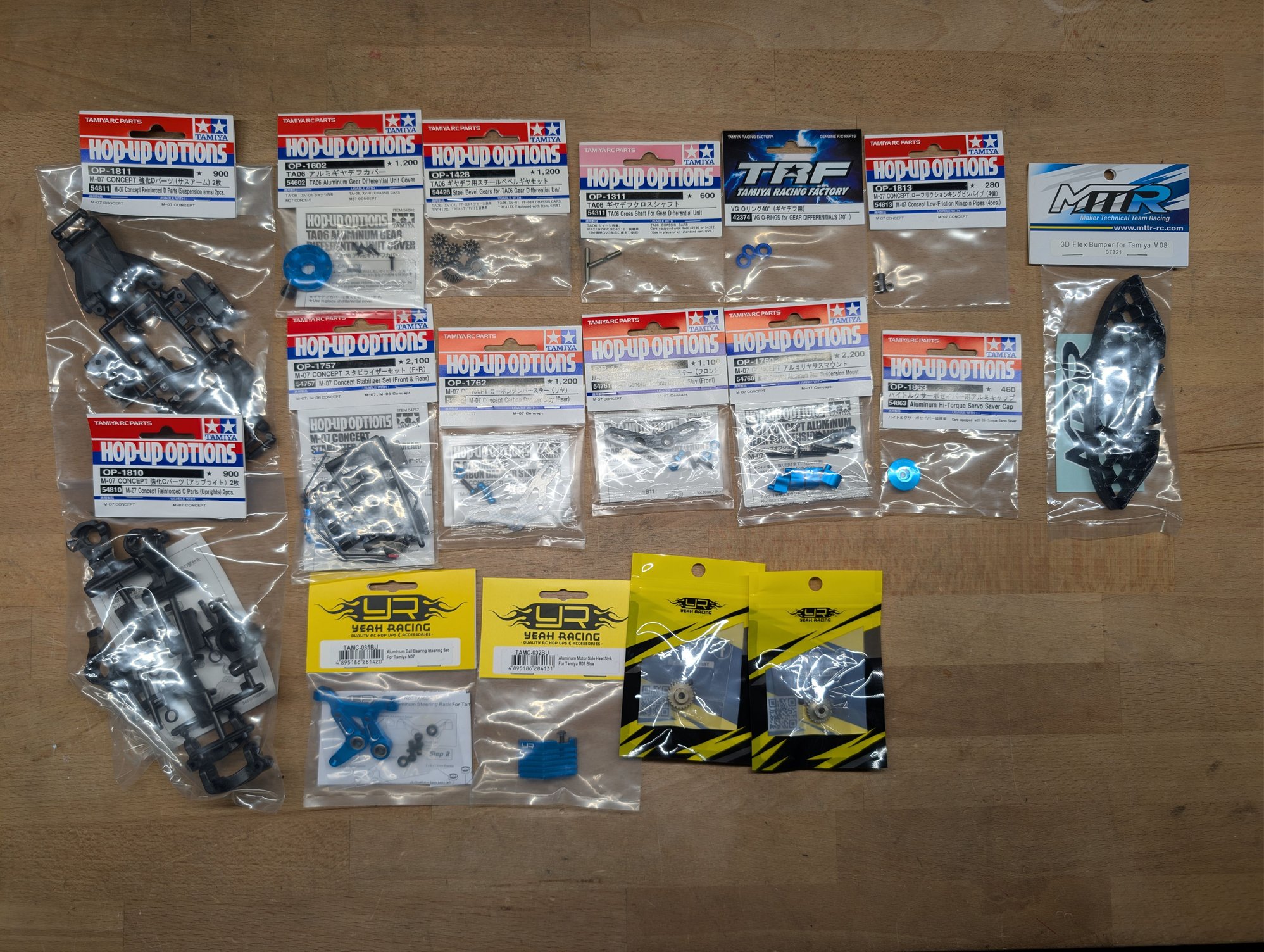Tamiya M-07R with Hop-up & Spares - All New in Package! - R/C Tech Forums