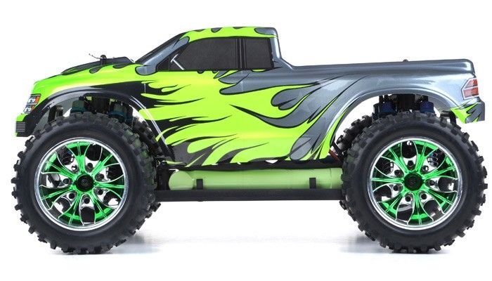 Off Road Truck Radio Car 1/10 DD Green Exceed RC Brushless PRO 2.4Ghz ...