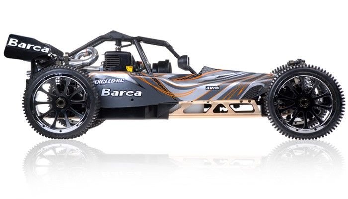 Buggy Radio Car 1/5th Giant Scale Orange Exceed RC Barca 30cc Gas ...