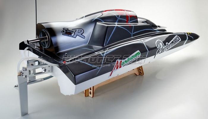 Exceed Racing FiberGlass SPIDER 1300-GS260 Gas Powered Speed Boat KIT ...