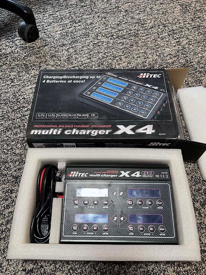 Hitec X4 Charger, Charges 4 of everything - R/C Tech Forums