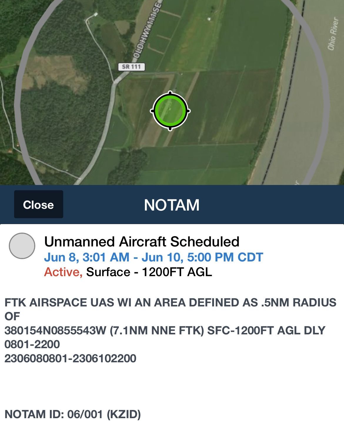 FAA Altitude waiver NOTAM - RCU Forums