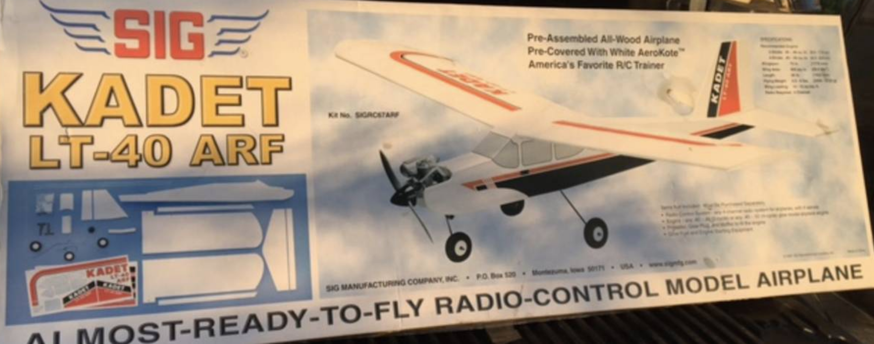 Great Planes PT-40 Trainer, LT-40, Eagle 2, 10cc Stick, ready to fly ...