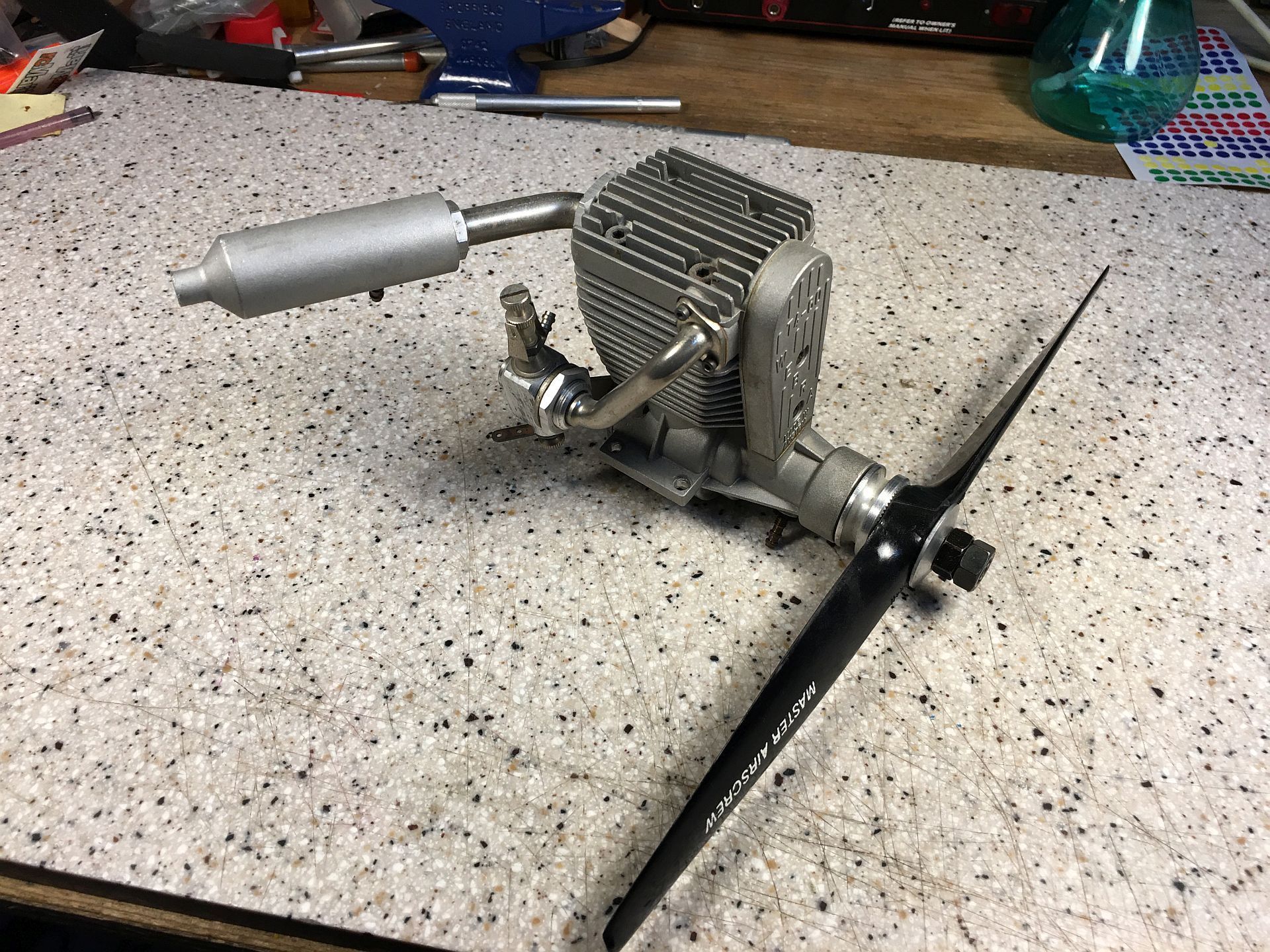 Electronic solutions to modifying glow engines of all sizes to gasoline ...