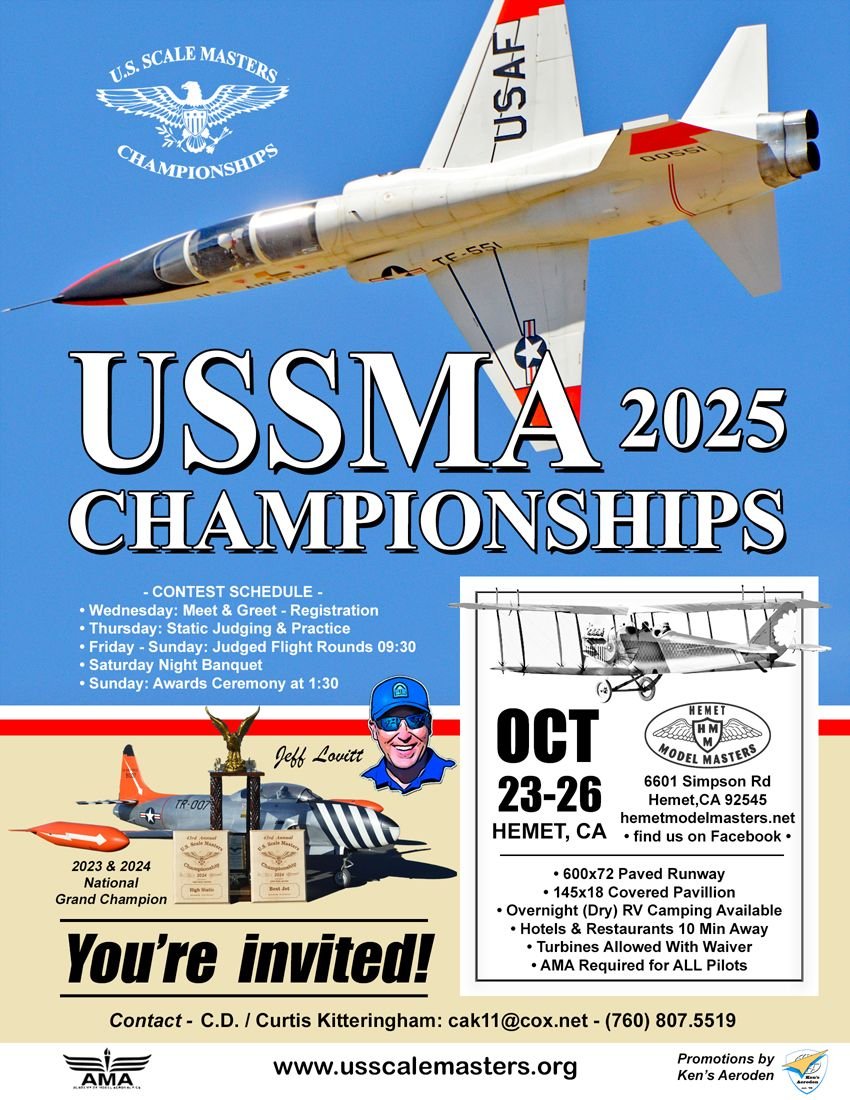 2025 U.S. Scale Masters Championships - Hemet, CA Oct 23-26 - RCU Forums