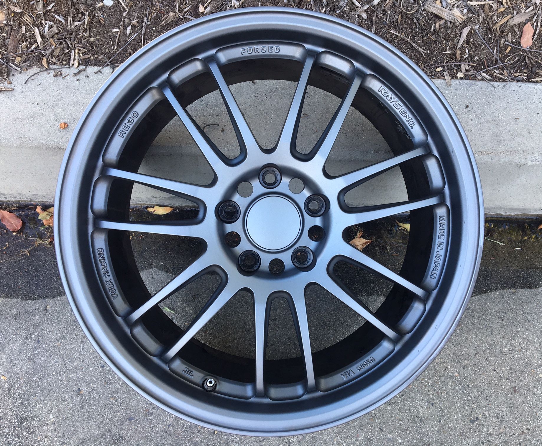 FS: Volk RE30 wheels, gunmetal, 18x8 +44 w/lugs - Toyota GR86, 86, FR-S ...