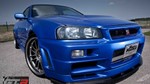 Bayside Blue R34 Nissan GT-R driven by Paul Walker for sale